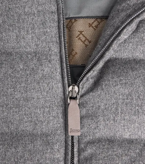 Herno Silk-cashmere Down Quilted Gilet