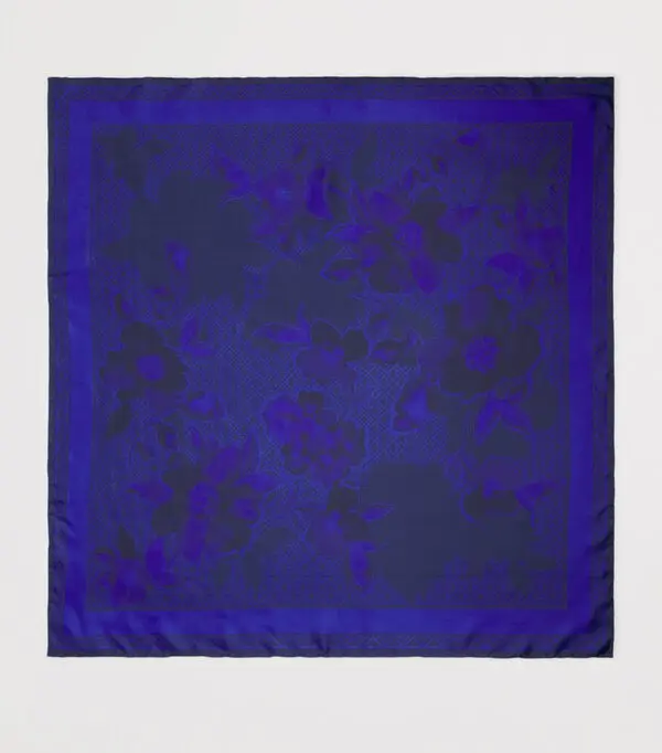 Harrods Silk Shadow Floral Scarf