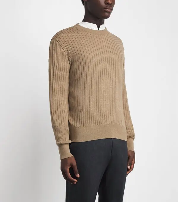 Oliver Peoples Organic Cotton Ribbed Blenheim Sweater