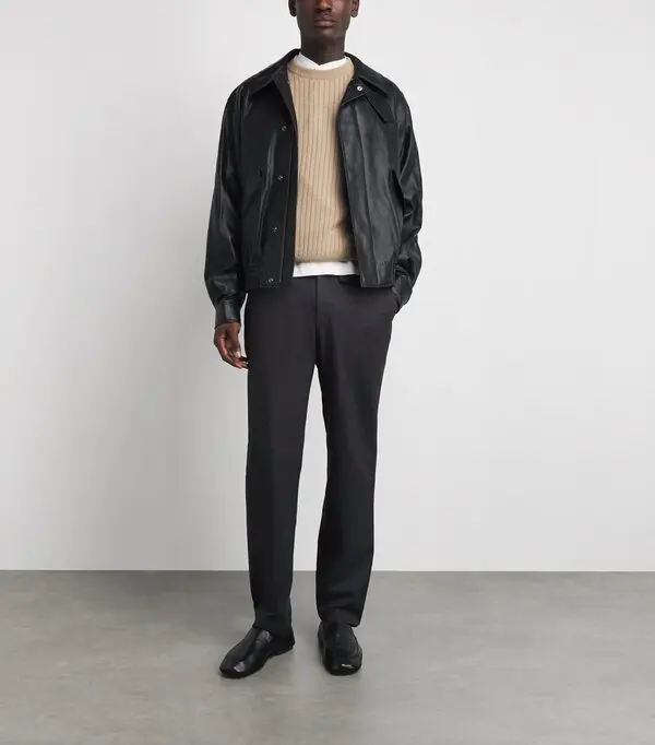 Oliver Peoples Cotton-wool Fishtail Westerman Trousers