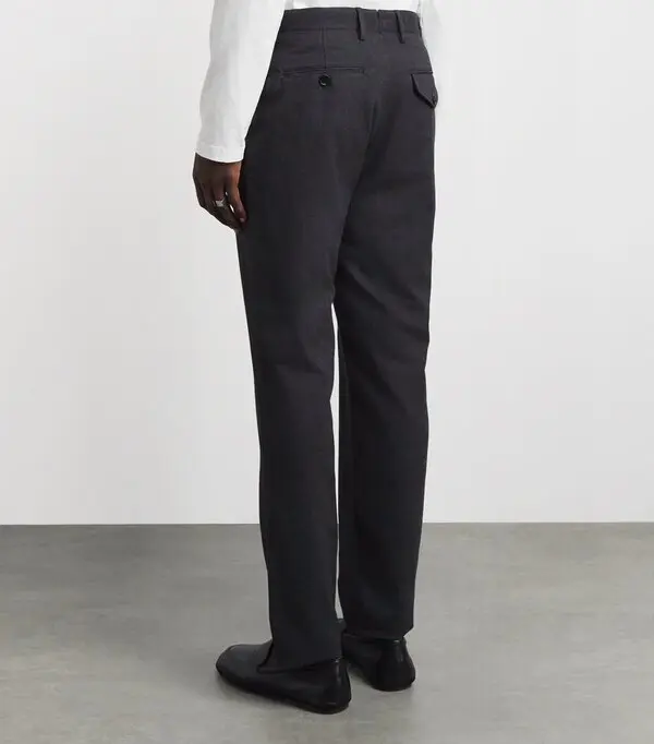 Oliver Peoples Cotton-wool Fishtail Westerman Trousers