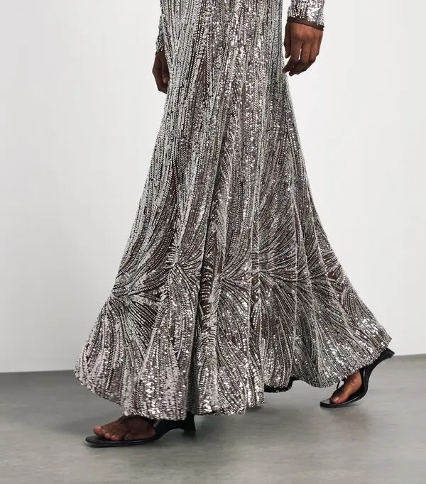 Rabanne Sequin-embellished Maxi Skirt