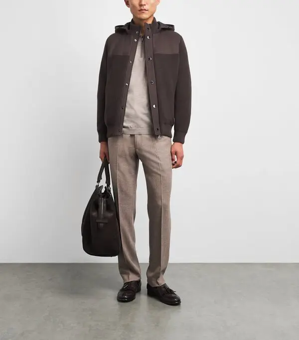 FIORONI CASHMERE Virgin Wool Down Jacket