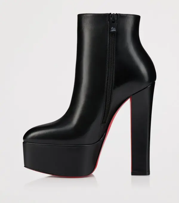 CHRISTIAN LOUBOUTIN Jenna Bootie 150 Leather Boots