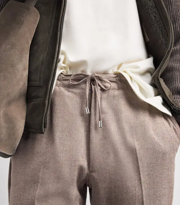 FIORONI CASHMERE Virgin Wool Straight Chinos