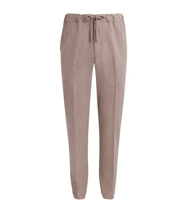 FIORONI CASHMERE Virgin Wool Straight Leg Chinos