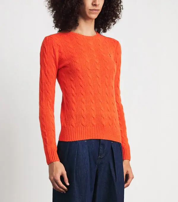 Polo Ralph Lauren Wool-cashmere Cable-knit Sweater