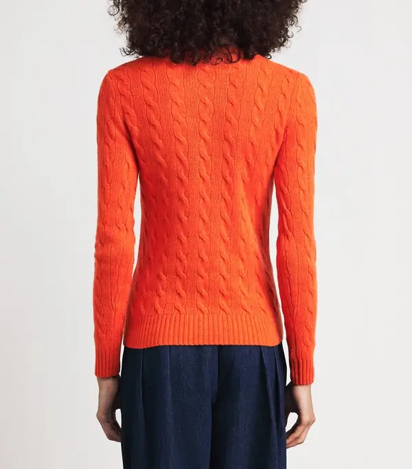 Polo Ralph Lauren Wool-cashmere Cable-knit Sweater