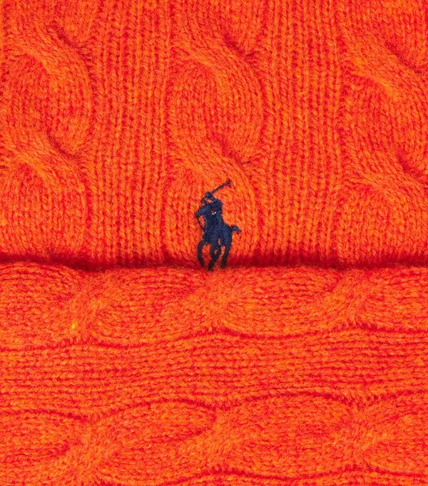 Polo Ralph Lauren Wool-cashmere Cable-knit Sweater
