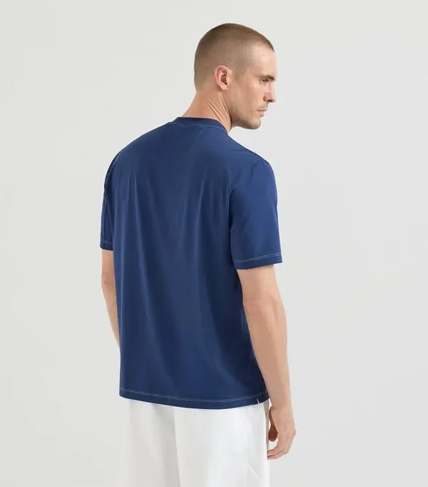 Brunello Cucinelli Comfort Nylon Logo T-shirt