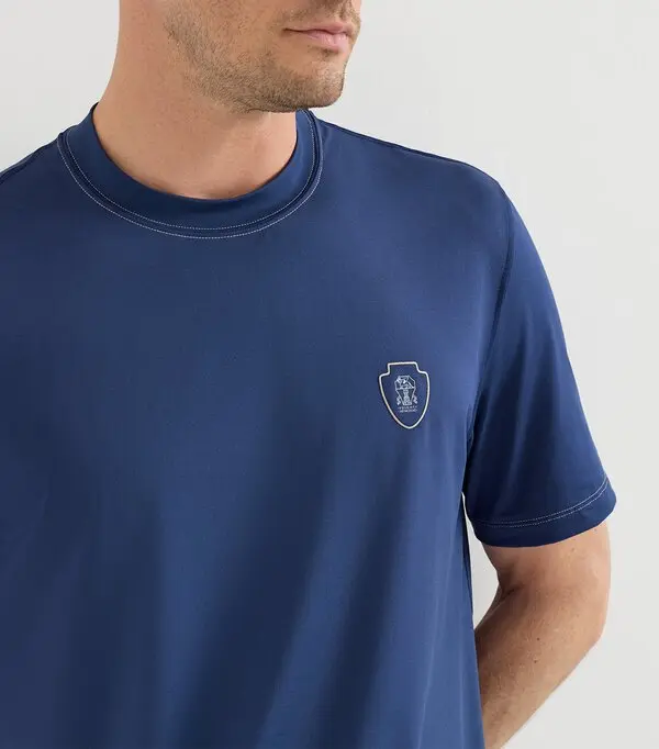 Brunello Cucinelli Comfort Nylon Logo T-shirt