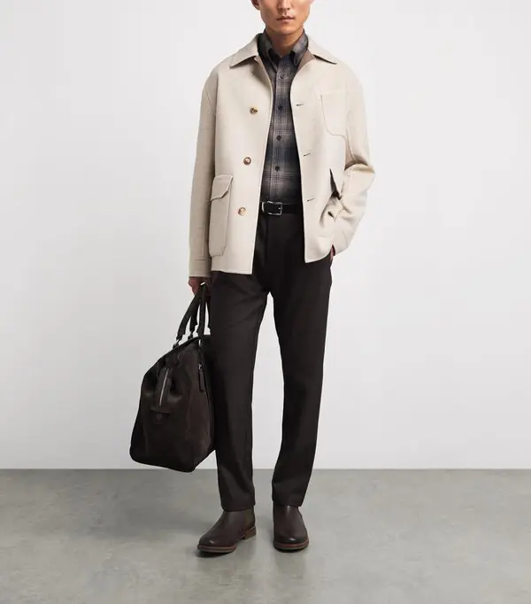 Eton Flannel Check Shirt