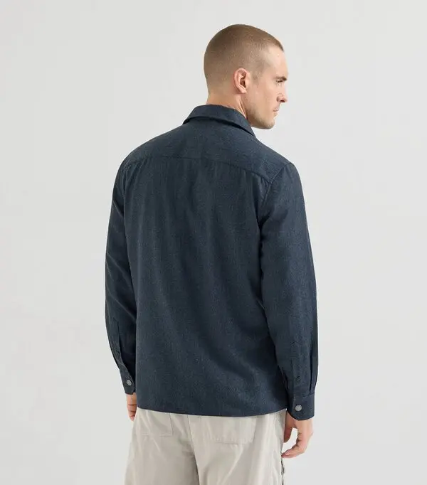 Brunello Cucinelli Virgin Wool Flannel Overshirt