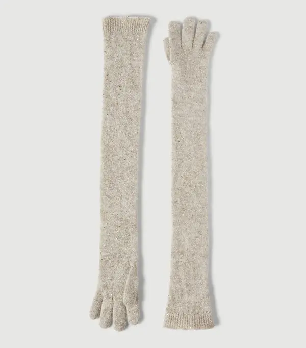 Brunello Cucinelli Embellished Gloves