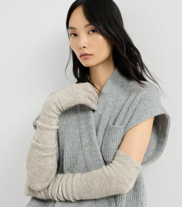 Brunello Cucinelli Embellished Gloves