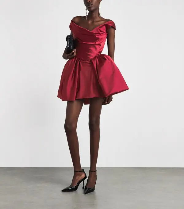 VIVIENNE WESTWOOD Taffeta Bagatelle Mini Dress