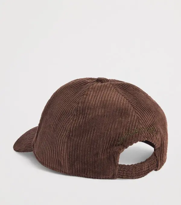 Jacob Cohen Cotton Corduroy Logo Baseball Cap