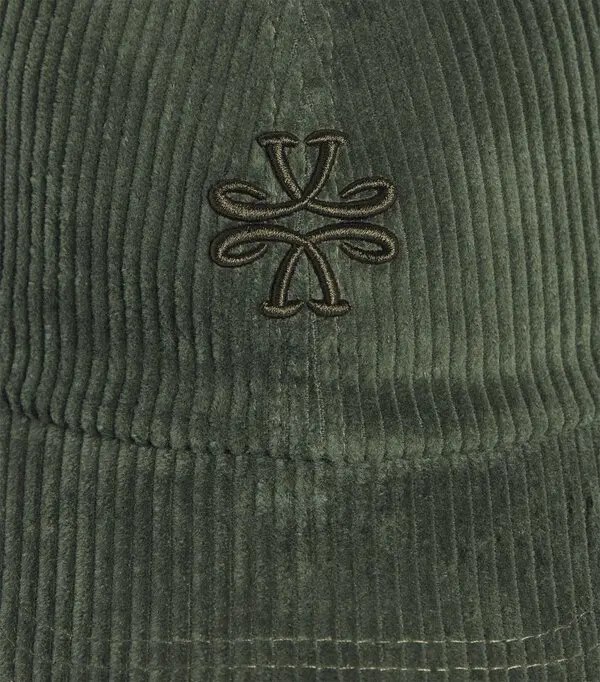 Jacob Cohen Cotton Corduroy Logo Baseball Cap