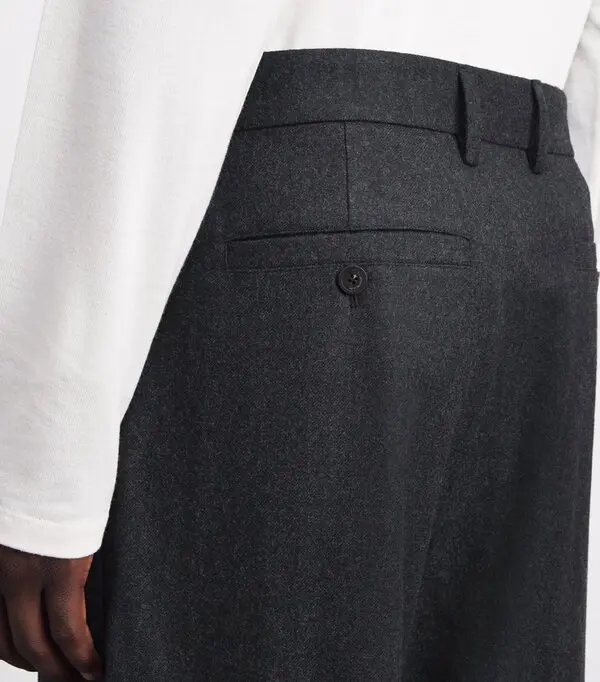 LE17SEPTEMBRE Wool Double-pleated Trousers
