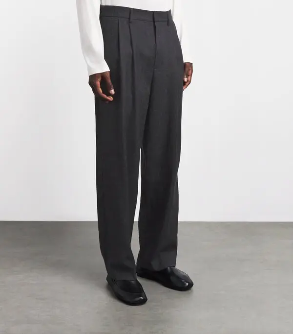LE17SEPTEMBRE Wool Double-pleated Trousers