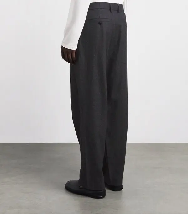 LE17SEPTEMBRE Wool Double-pleated Trousers