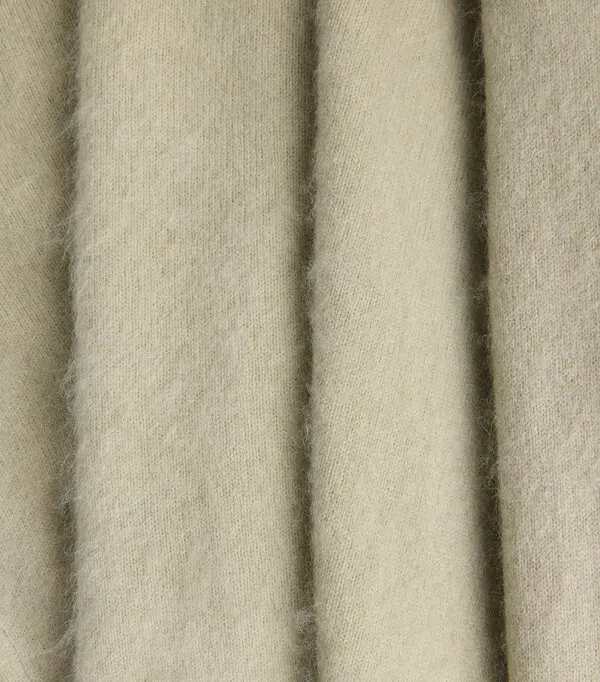 LE17SEPTEMBRE Wool-cashmere Brushed Polo Sweater - Green