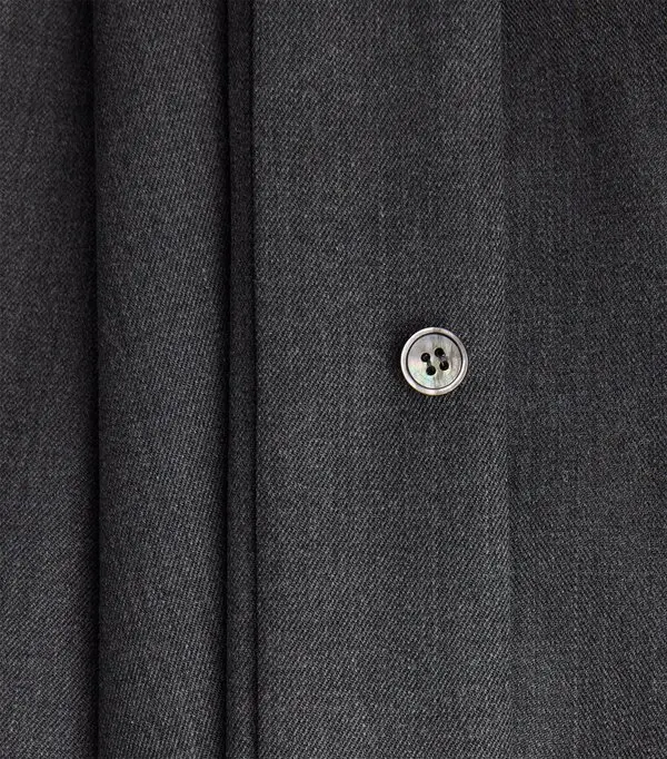 LE17SEPTEMBRE Wool-blend Two-pocket Overshirt
