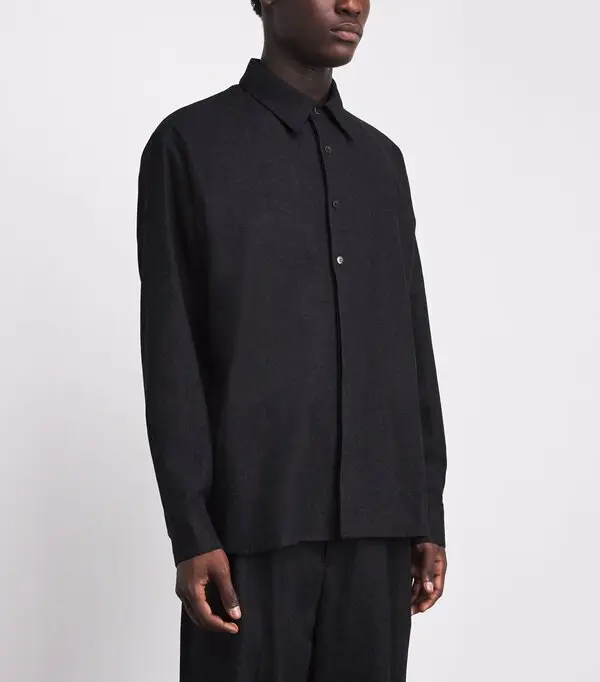 LE17SEPTEMBRE Wool Half-placket Overshirt