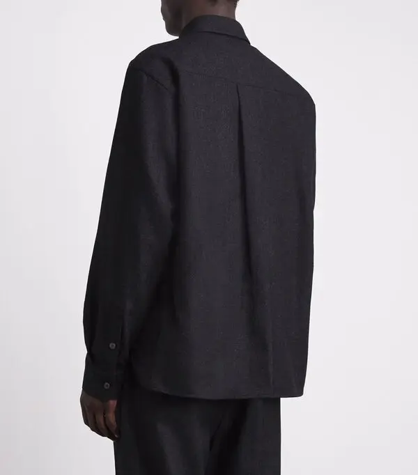 LE17SEPTEMBRE Wool Half-placket Overshirt