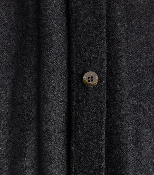 LE17SEPTEMBRE Wool Half-placket Overshirt