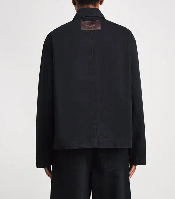 JW Anderson Oversized Cotton Herringbone Shirt