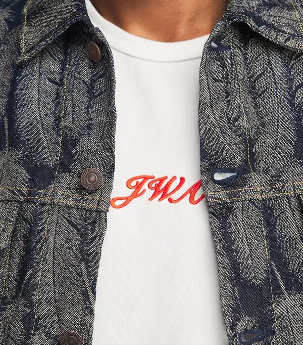 JW Anderson Cotton Logo-embroidered T-shirt
