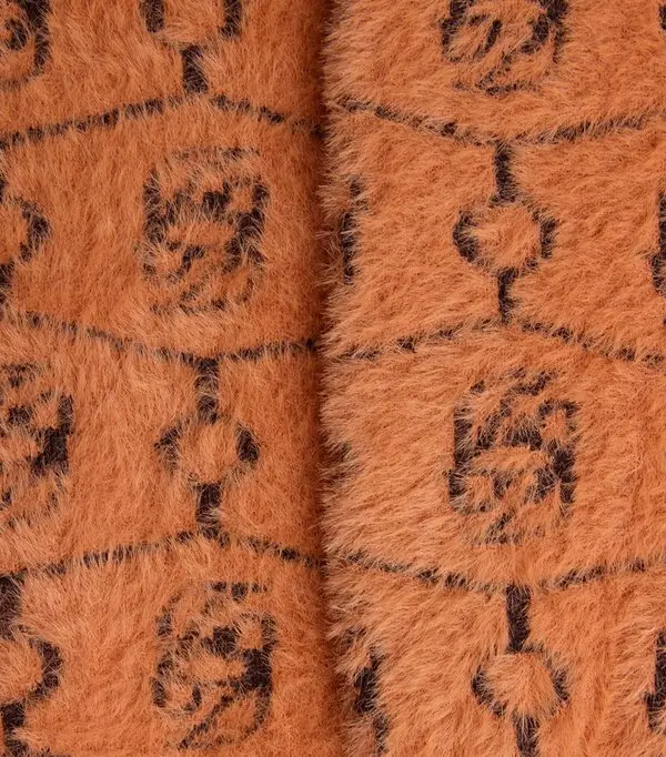 Drole De Monsieur Monogram Jacquard Polo Sweater