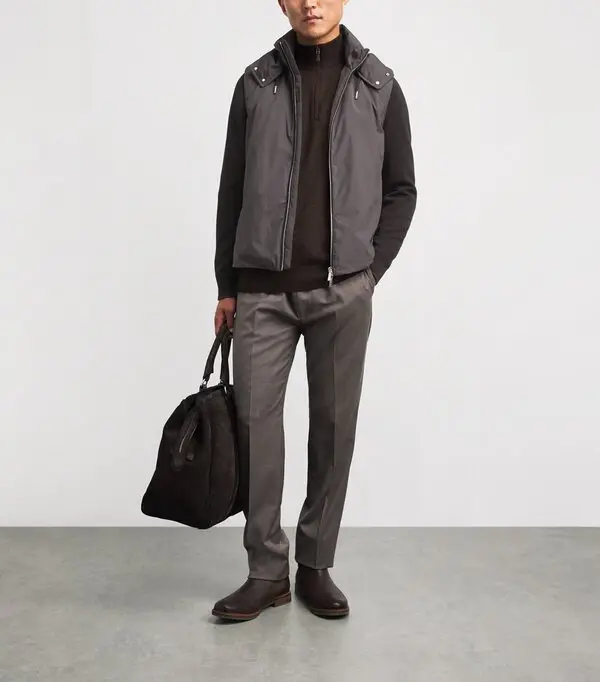 MOORER Evan Down Bomber Jacket