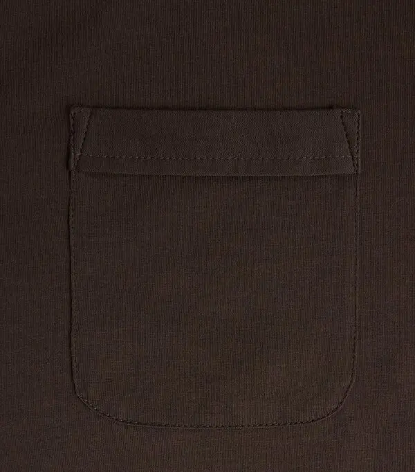 Paige Pima Cotton Cosgrove Shirt - Brown