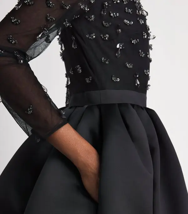 Huishan Zhang Embellished Eloise Midi Dress