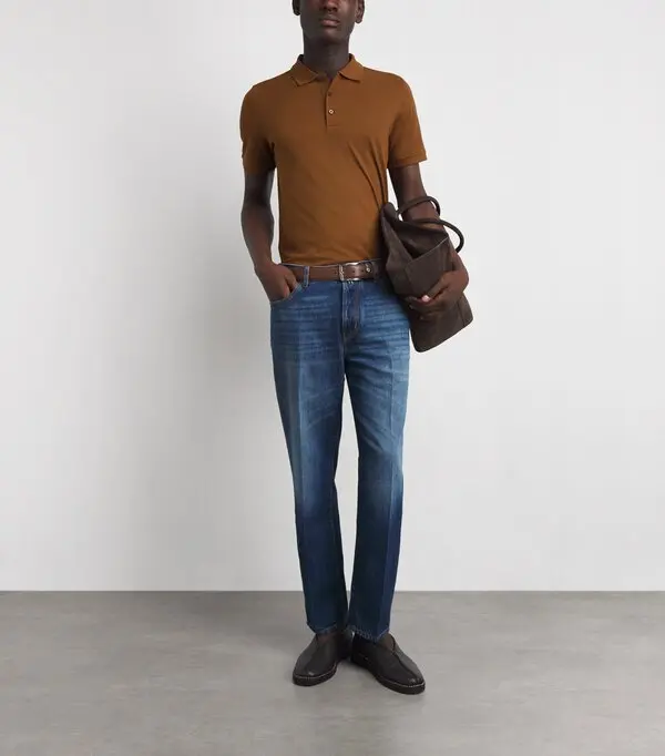 Falke Pima Cotton Piqué Polo Shirt