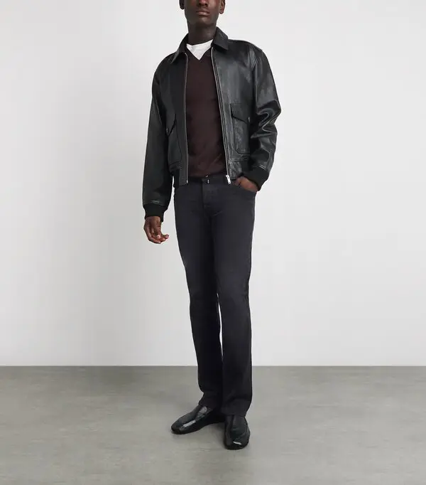 JACOB COHЁN Pony Hair-patch Nick Slim Jeans