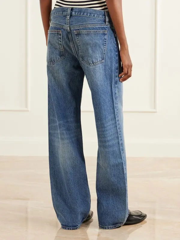 FRAME The Saturday Low-rise Straight-leg Jeans