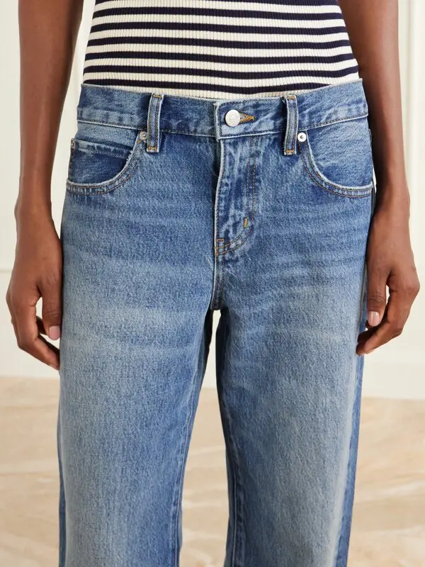 FRAME The Saturday Low-rise Straight-leg Jeans