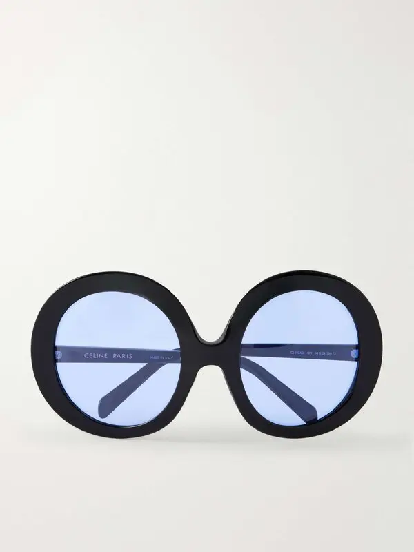 Celine Round-frame Acetate Sunglasses