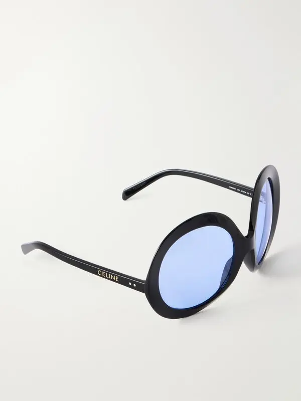 Celine Round-frame Acetate Sunglasses