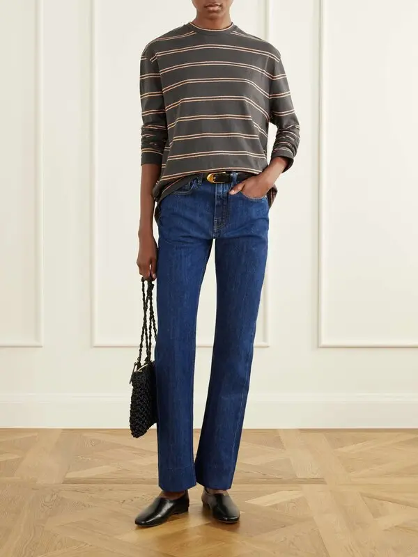 JIL SANDER Striped Cotton Shirt