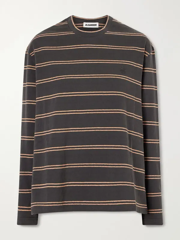 JIL SANDER Striped Cotton Shirt