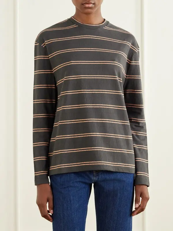 JIL SANDER Striped Cotton Shirt