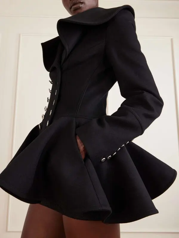 Alexander McQueen Double-breasted Wool Coat