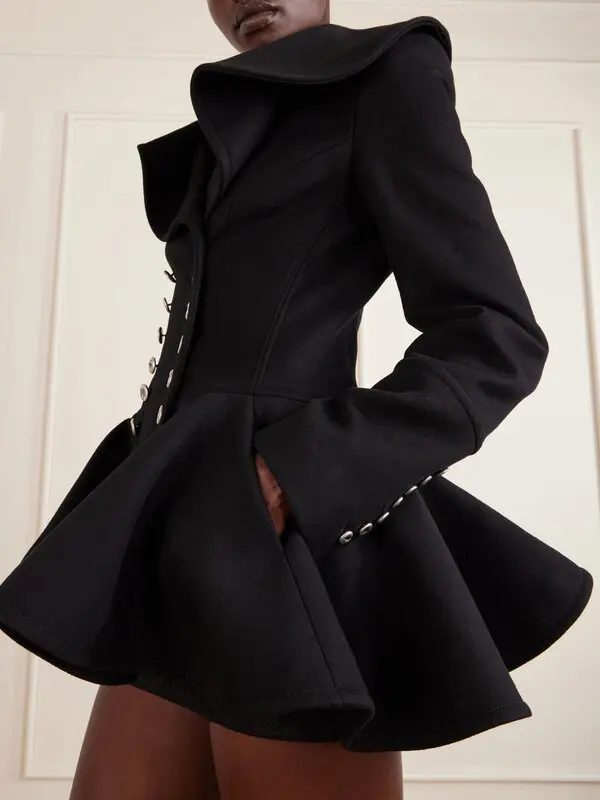 Alexander McQueen Double-breasted Wool Coat