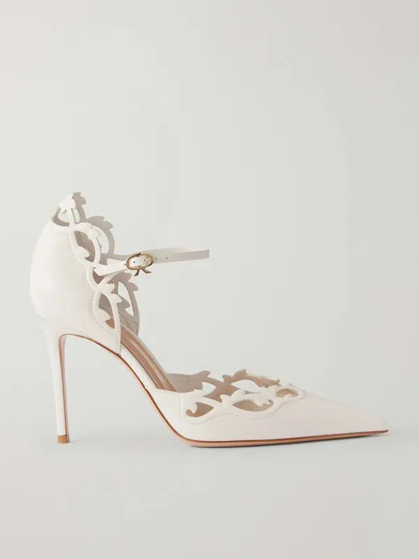 GIANVITO ROSSI 95 Leather Pumps