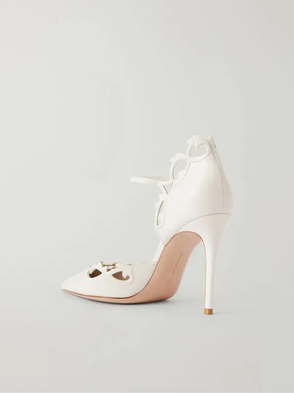 GIANVITO ROSSI 95 Leather Pumps
