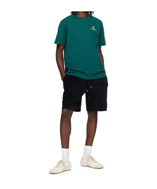 Casablanca Embroidered Drawstring Shorts